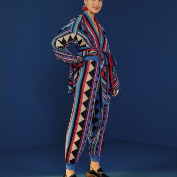 FARM Rio | Pants & Jumpsuits | Farm Rio Julie Stripe Sweater Pants Size ...